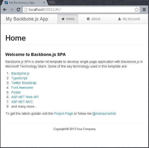 Getting Started With BackboneJS in MVC 4